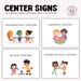 Simple Minimalistic Daycare and Childcare Center Signs | Classroom ...