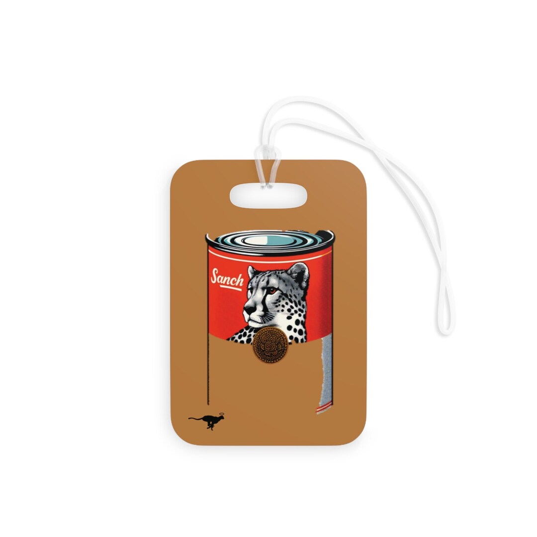 Cheetah Spirit Luggage Tags Travel Identify Cheetah Tech Cheetah Gift ...