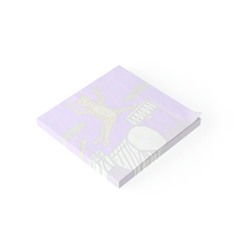 Cheetah Spirit Post-it® Note Pad, 50-sheet Animal Print Sticky Notes ...
