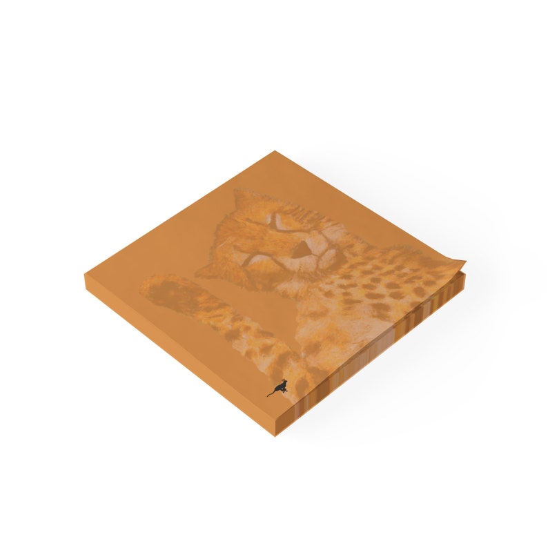 Cheetah Spirit Post-it® Note Pad, 50-sheet Animal Print Sticky Notes ...