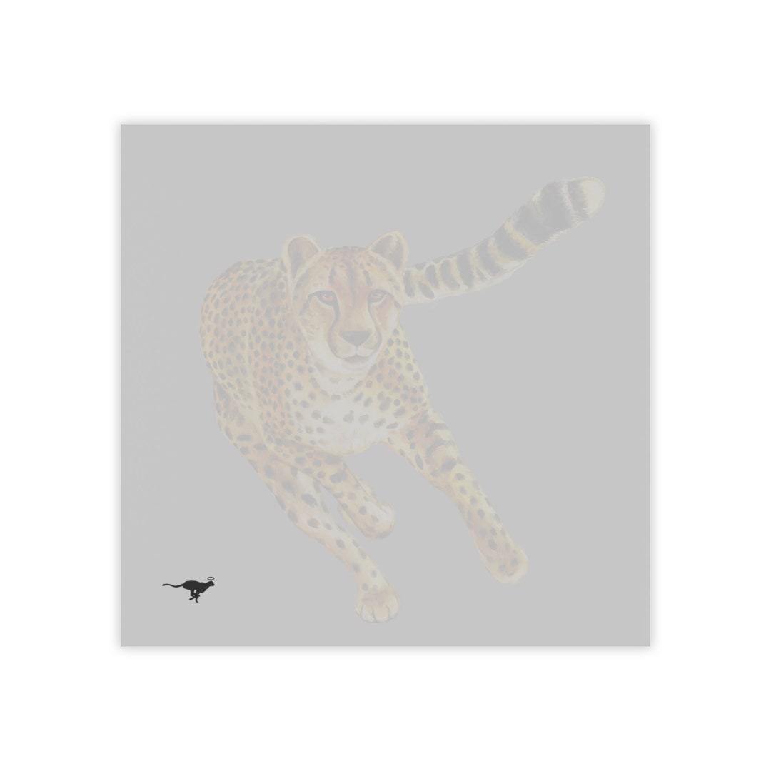 Cheetah Spirit Post-it® Note Pad, 50-sheet Animal Print Sticky Notes ...