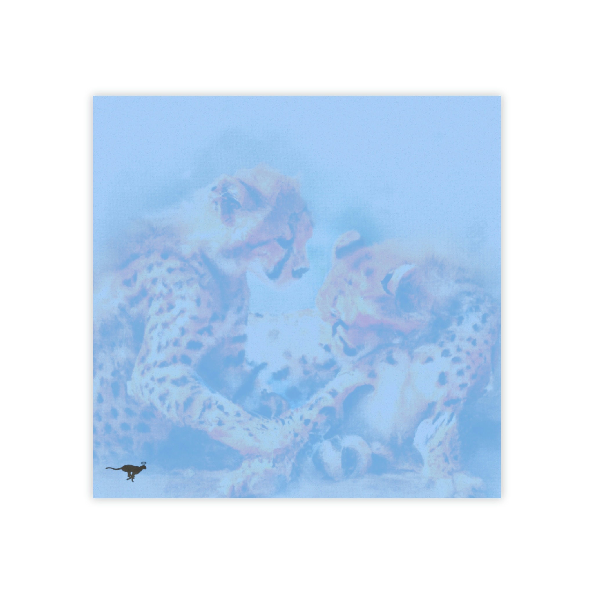 Cheetah Spirit Post-it® Note Pad, 50-sheet Animal Print Sticky Notes ...