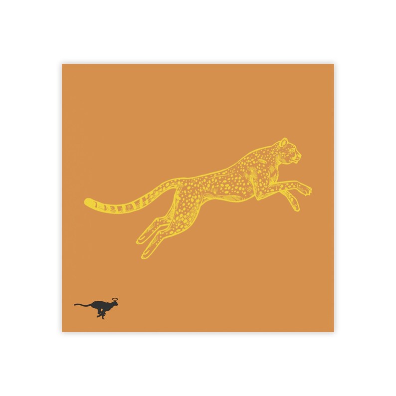 Cheetah Spirit Post-it® Note Pad, 50-sheet Animal Print Sticky Notes ...