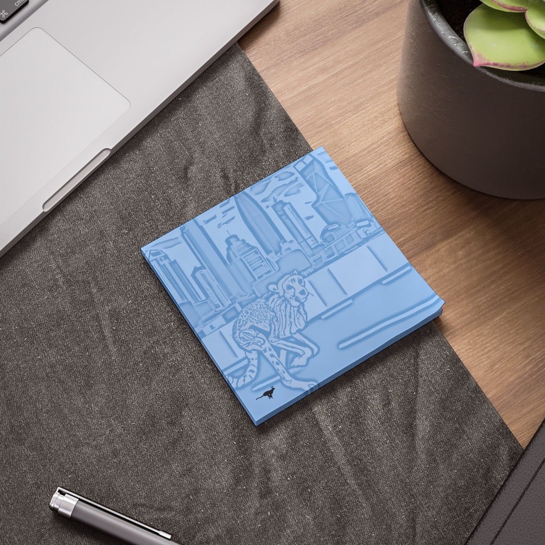 Notepad Post-it® Notes, Animal Print, a Cheetah, Memo, Initial, Cheetah ...