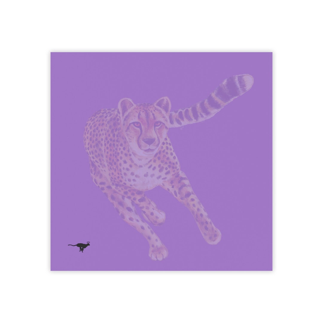 Cheetah Spirit Post-it® Note Pad, 50-sheet Animal Print Sticky Notes ...