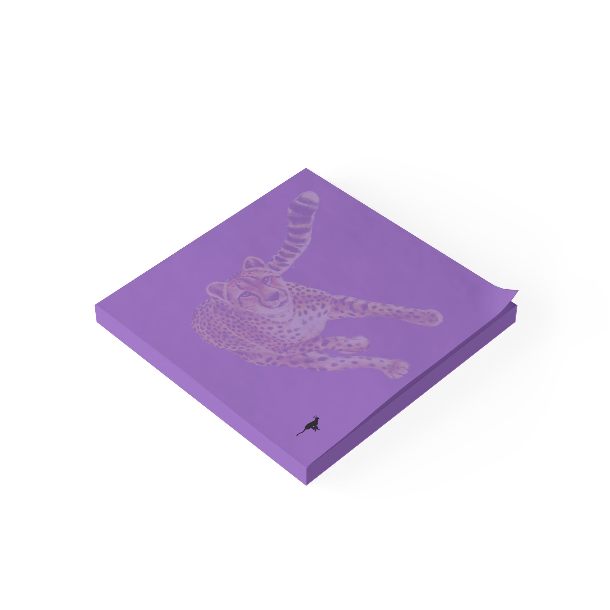 Cheetah Spirit Post-it® Note Pad, 50-sheet Animal Print Sticky Notes ...