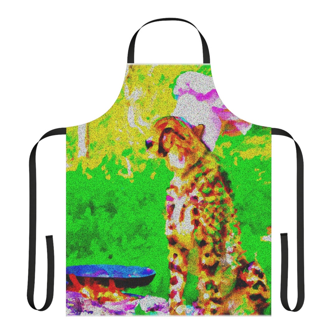 Cheetah Spirit Apron | Cooking Accessories | Animal Lover | Fashionable ...
