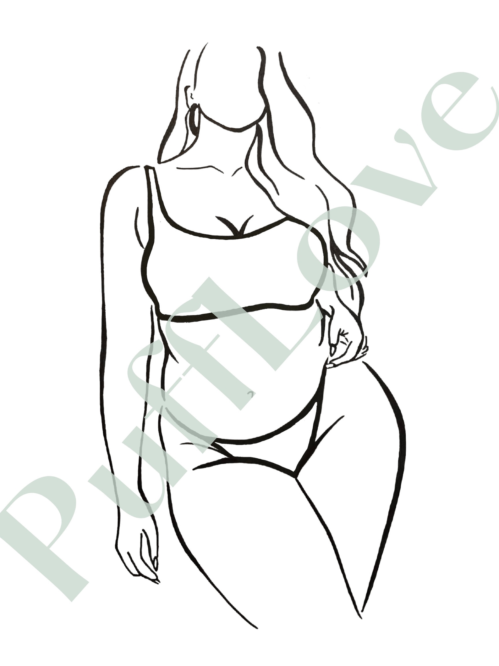 Flawless Line Art Of Curvy Women Minimalistic Line Drawings Curvy Women Pdf Png Svg
