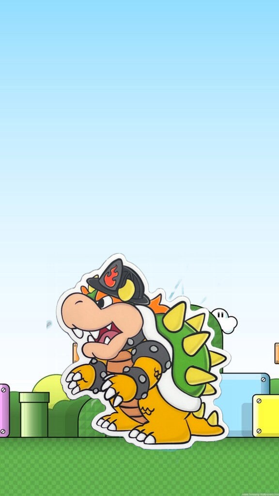 3 Firefighter Super Mario Bros Bowser King Koppa Vinyl - Etsy