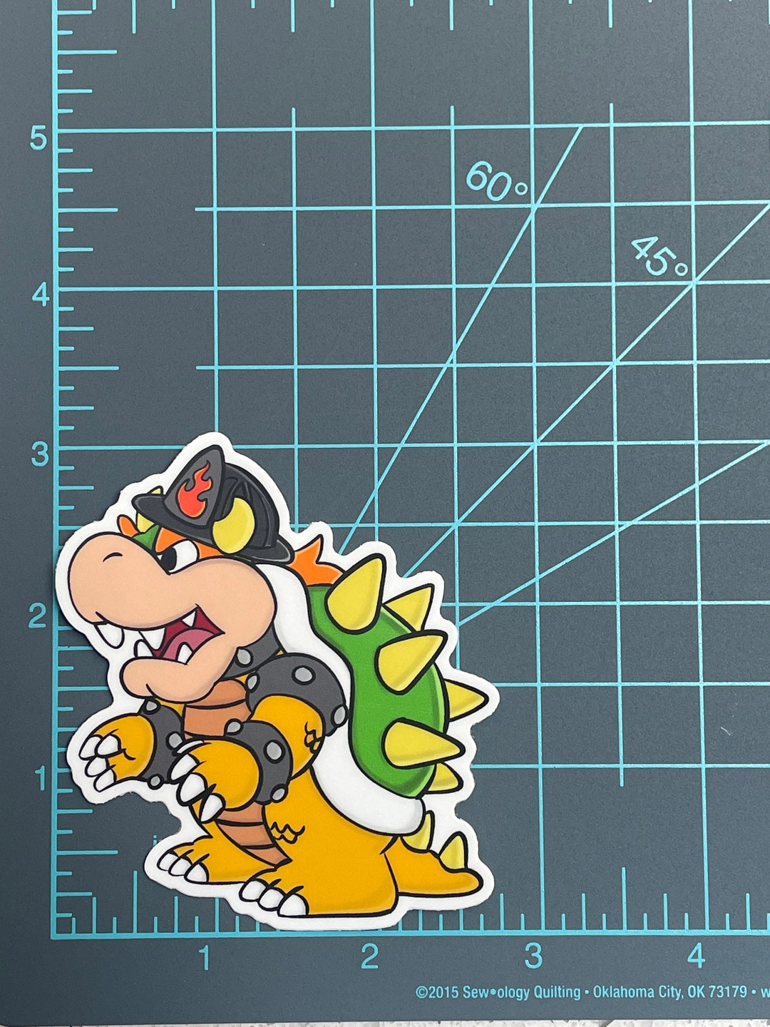 Firefighter Super Mario Bros Bowser King Koppa Retro Gaming Dragon ...
