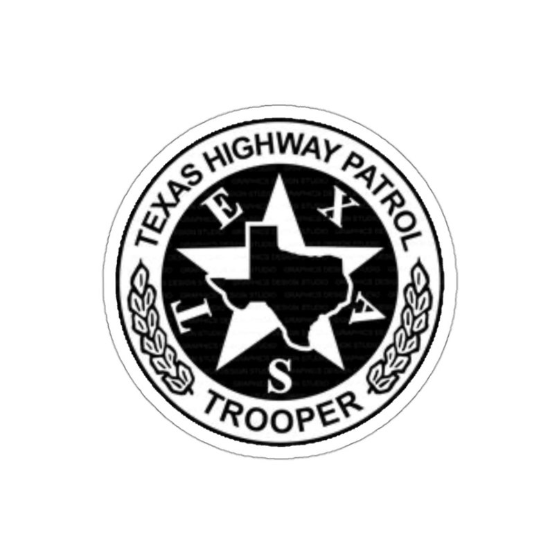 Police Stickers Texas State Troopers Department of Public Safety ...