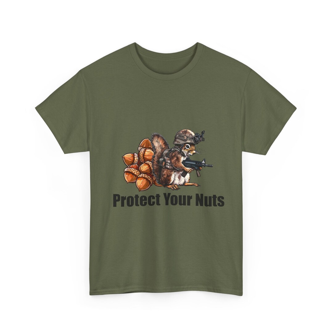 Military Specops Squirrel Commando Soldier Rifle Protect Your Nuts ...