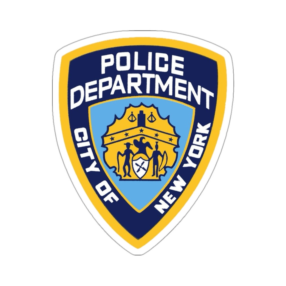 NYPD New York City Police Department State Traditional Classic Patch ...