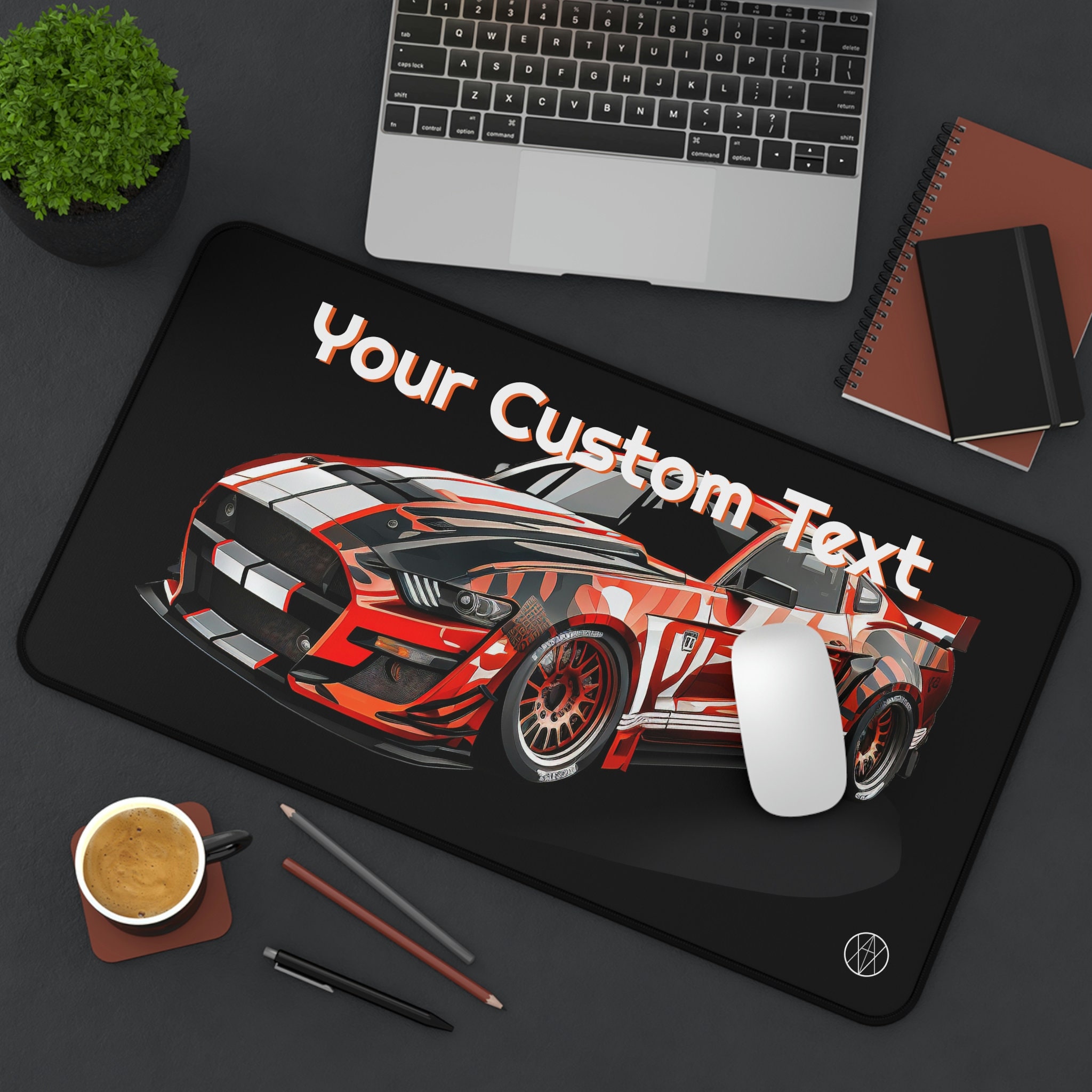 Custom Original Modern Muscle Car Desk Mat Shelby Desk Mat - Etsy