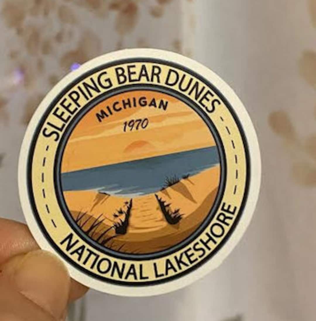 Michigan Vacation Pride Sticker Newberry Crisp Point Lighthouse UP ...