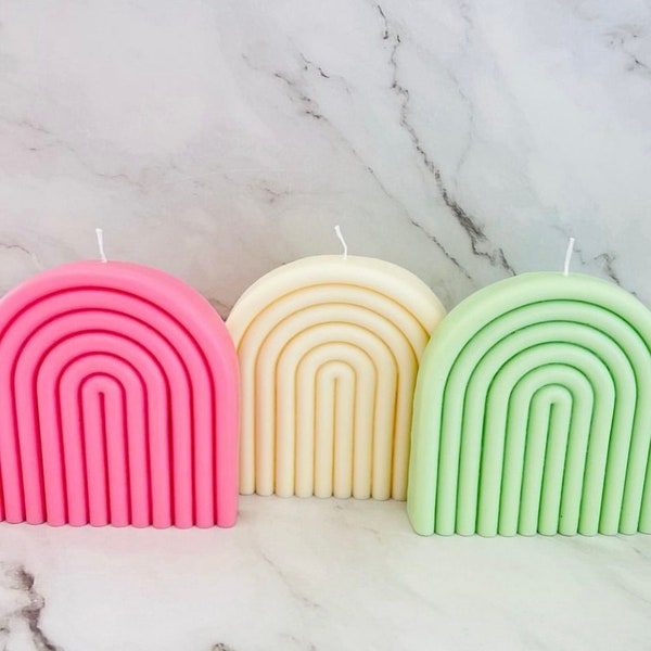 Rainbow Candles - Etsy