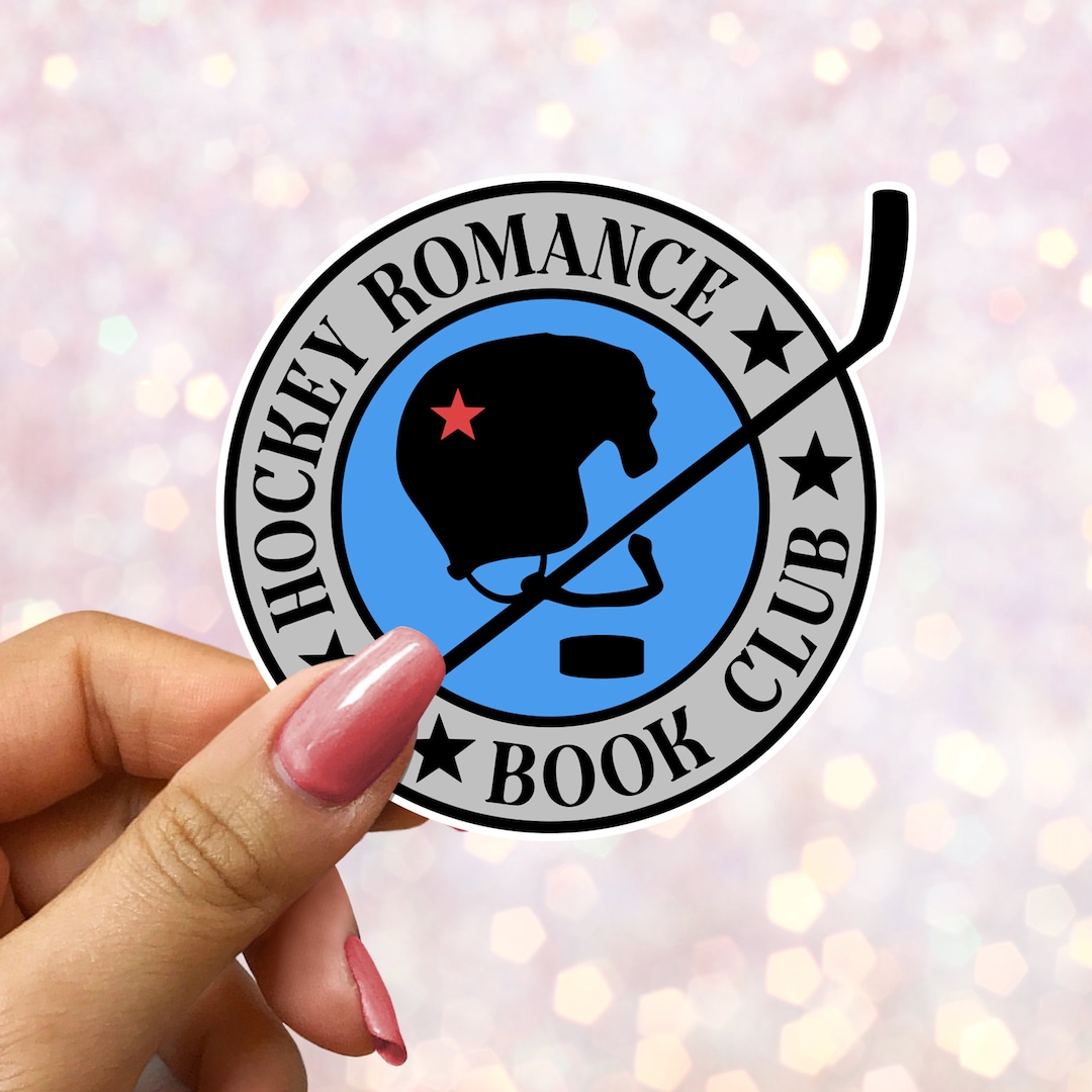 Hockey Romance Book Club Bookish Holographic Stickers, Spicy Books ...