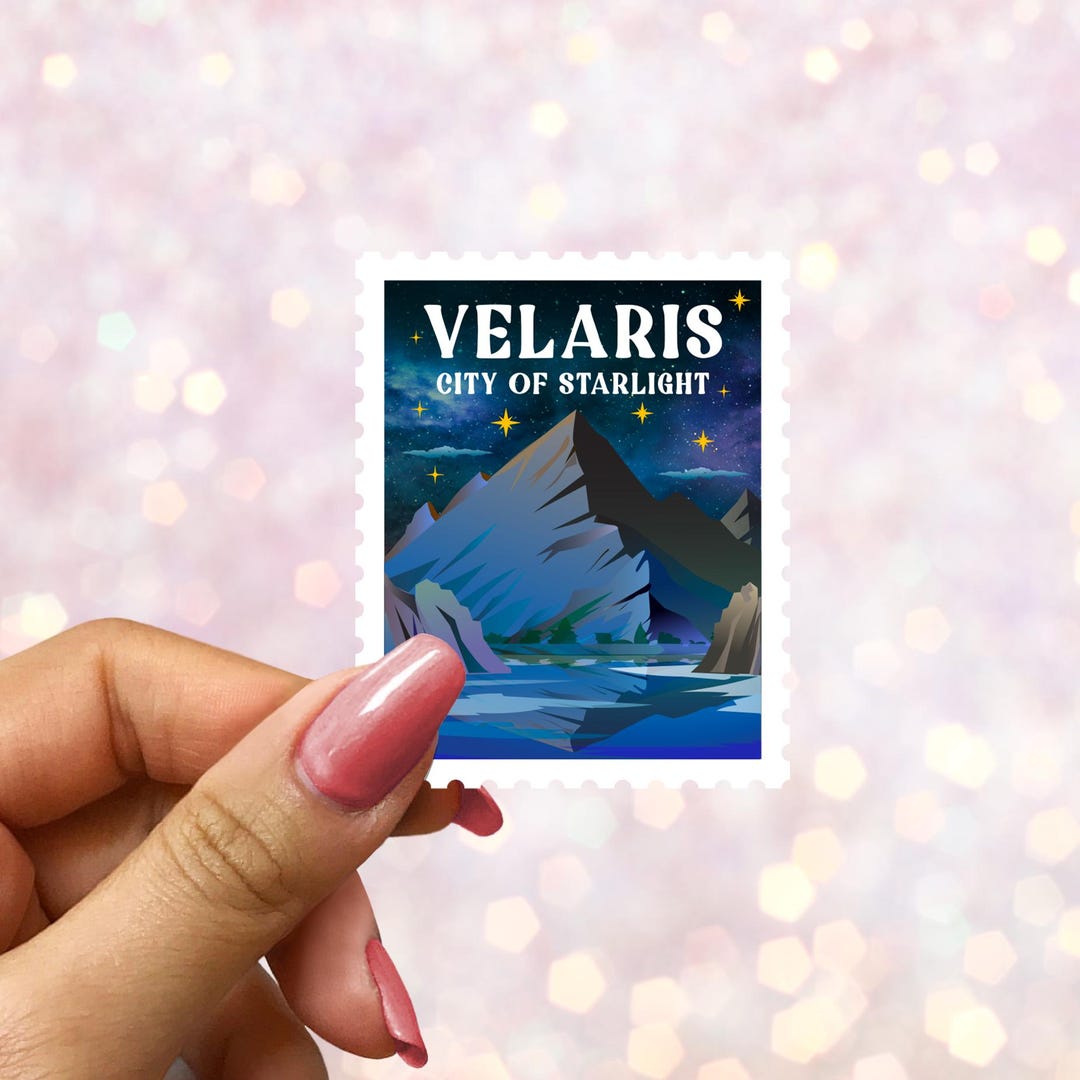 Officially Licensed Velaris Stamp Sticker VINYL STICKER City of ...