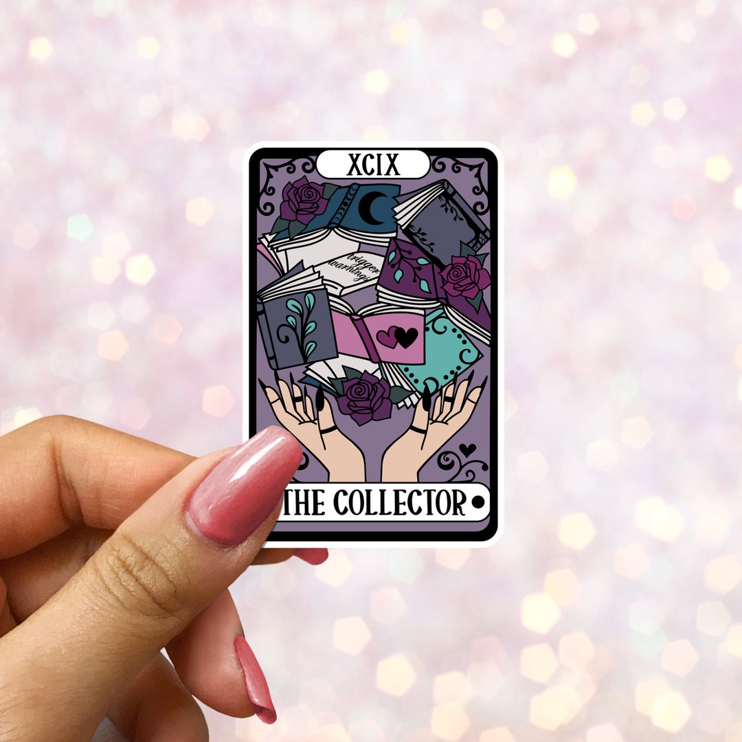 The Collector Tarot Sticker | Bookish Sticker | Book Lover Gift ...