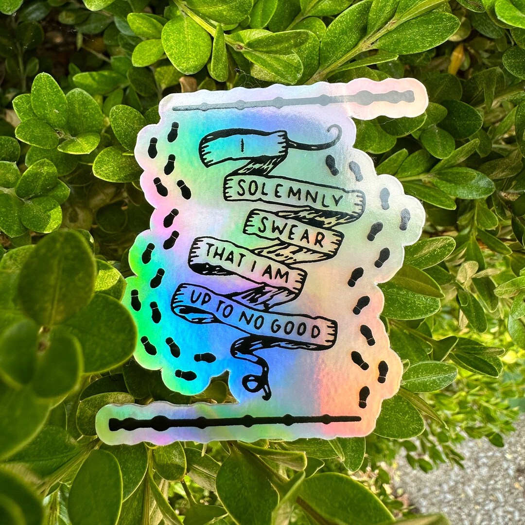 Wizard Sticker Holographic Vinyl Sticker Waterbottle Sticker Laptop ...