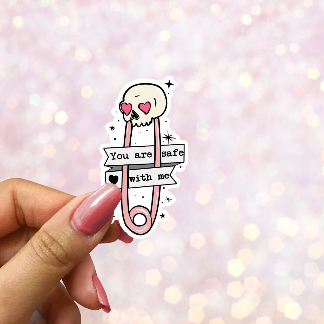 You Are Safe With Me Pin | Safe Space Pin | LGBTQ Ally Pin | Safety Pin ...
