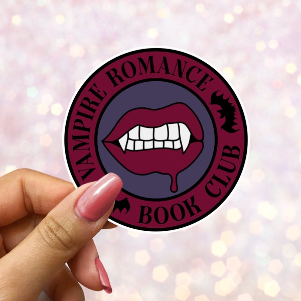Bookish Vampire Stickers - Etsy