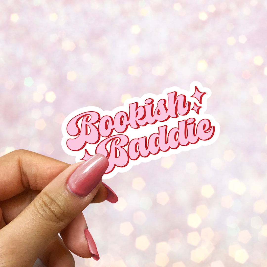 Bookish Baddie Holographic Stickers | Books Sticker | Bookish Stickers ...