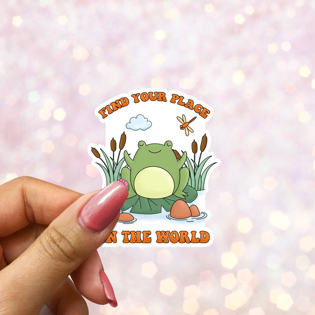 Find Your Place in the World Sticker | Holographic Waterproof Kindle ...