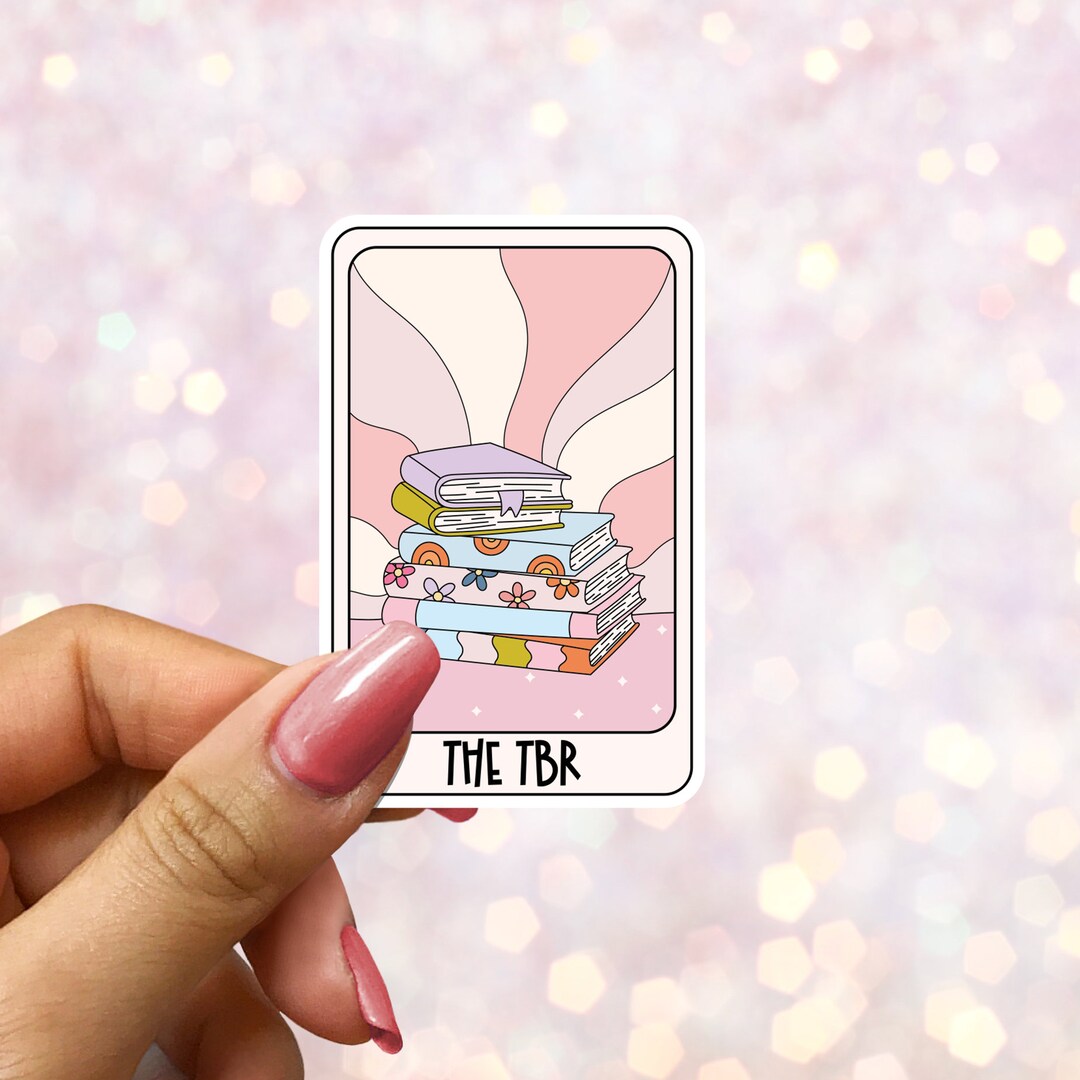 The TBR Tarot Sticker | Bookish Sticker | Book Lover Gift | Bookish ...