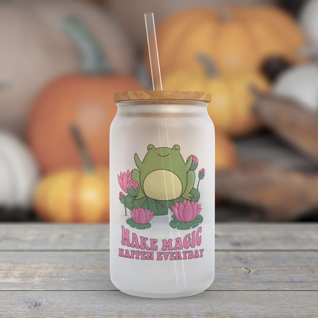 Make Magic Happen Everyday Frog Coffee Cup | I Love Frogs| Frog Mug ...