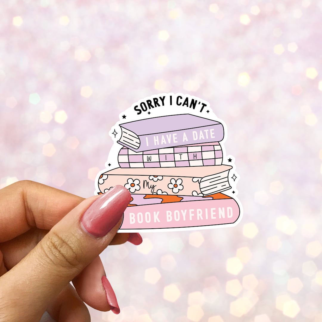 Book Boyfriend Sticker | Bookish Sticker | Book Lover Gift | Bookish ...