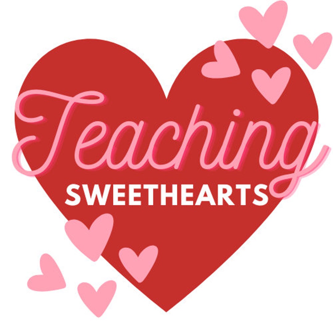 Teacher Valentine's Heart SVG Download - Etsy