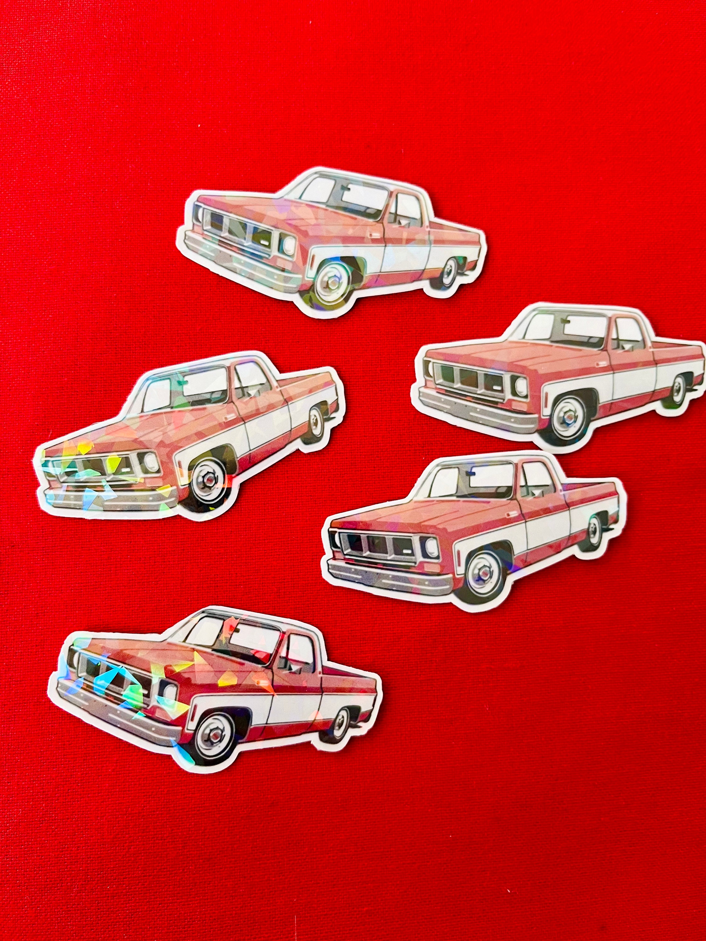 Holographic C-10 Silverado Truck Sticker - Etsy