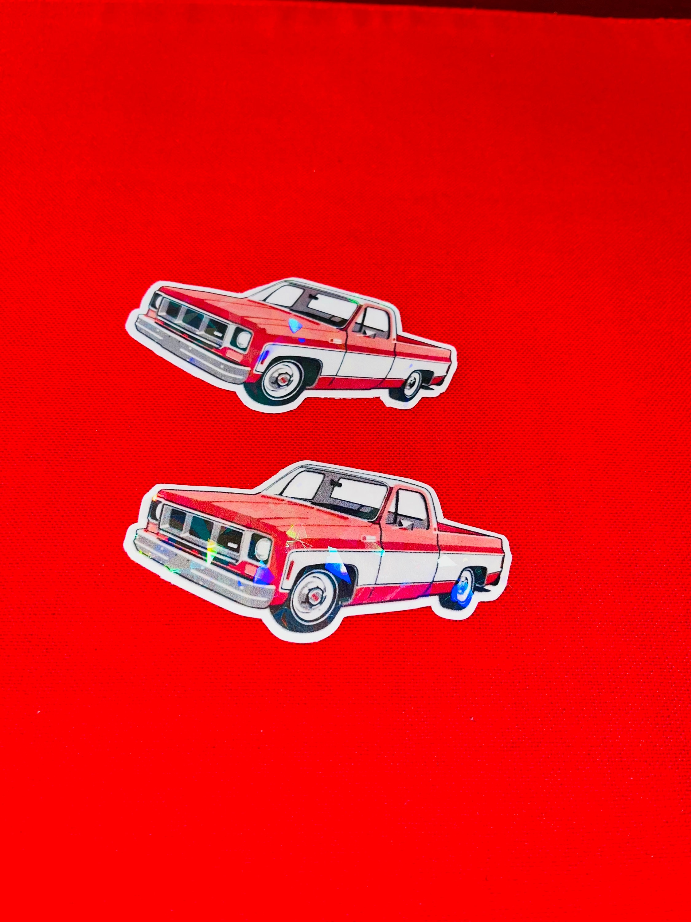 Holographic C-10 Silverado Truck Sticker - Etsy