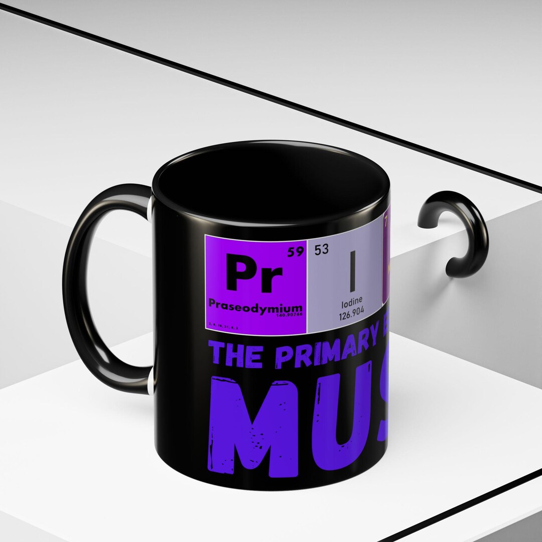 Periodic Table Prince Elements of Music Mug | Chemistry Music Pun ...