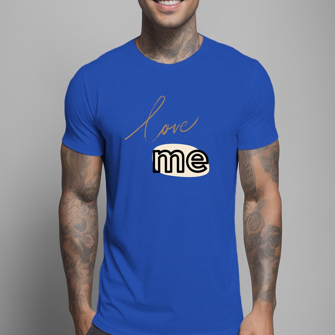 Love Me Tee - Graphical Statement Tee, Shirt-for-him, Shirt-for-her - Etsy