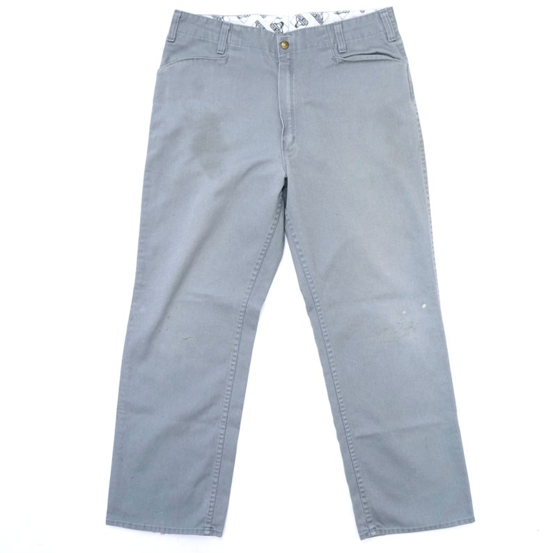 Ben Davis Original Ben's Pants Light Grey Men's 36 - Etsy