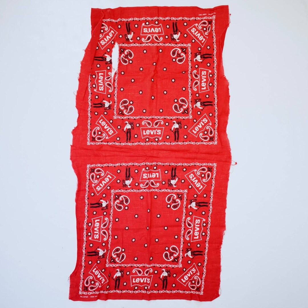 Vintage 60s Western Levi's Paisley Wash Fast Bandanas - Etsy