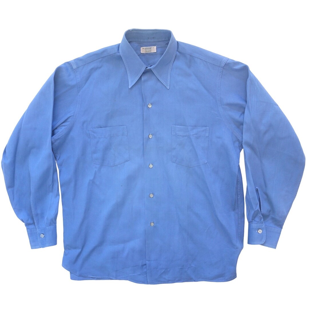 Vintage 80s Arrow Doubler Sanforized Selvedge Shirt Men's Large - Etsy