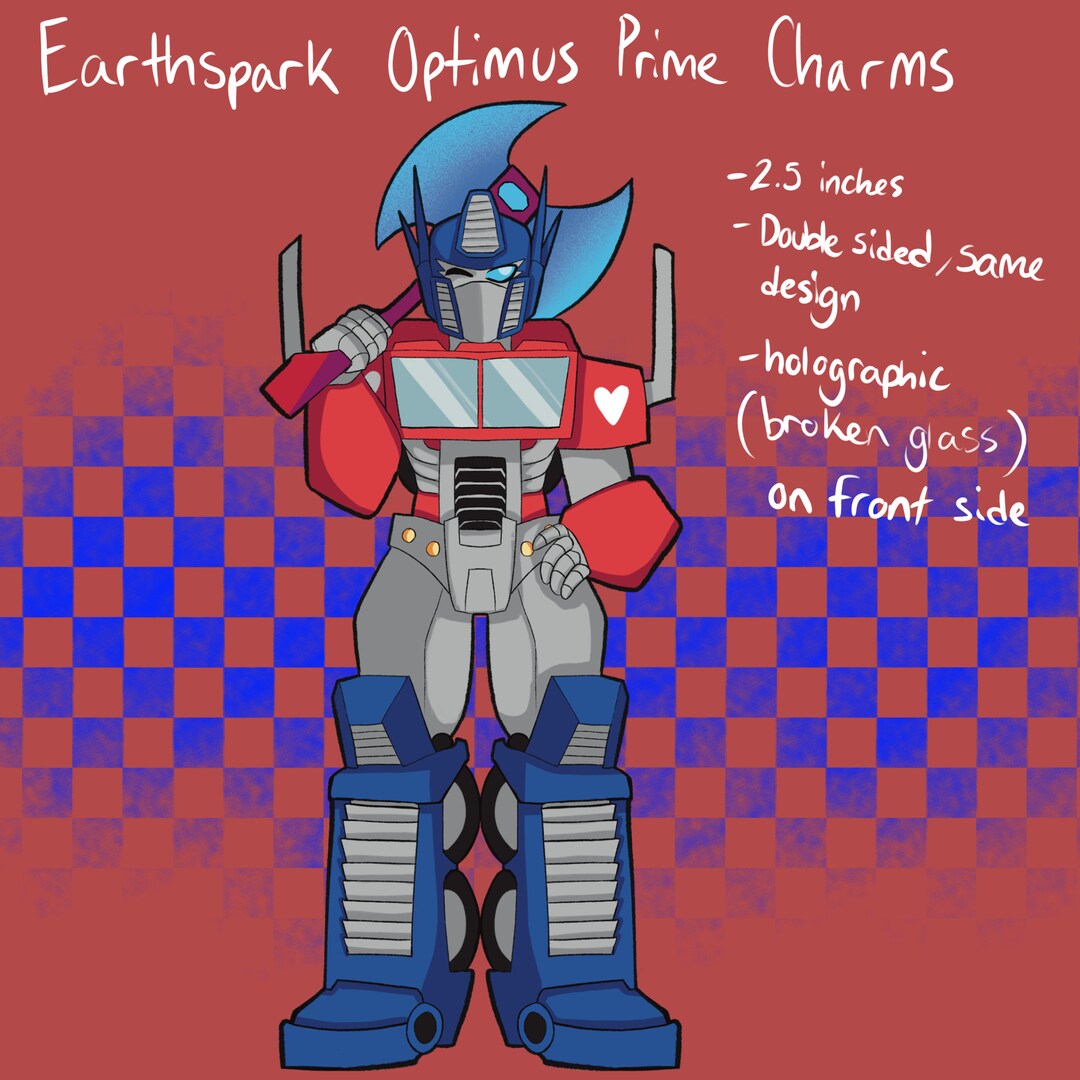 Earthspark Optimus Prime Acrylic Charms - Etsy