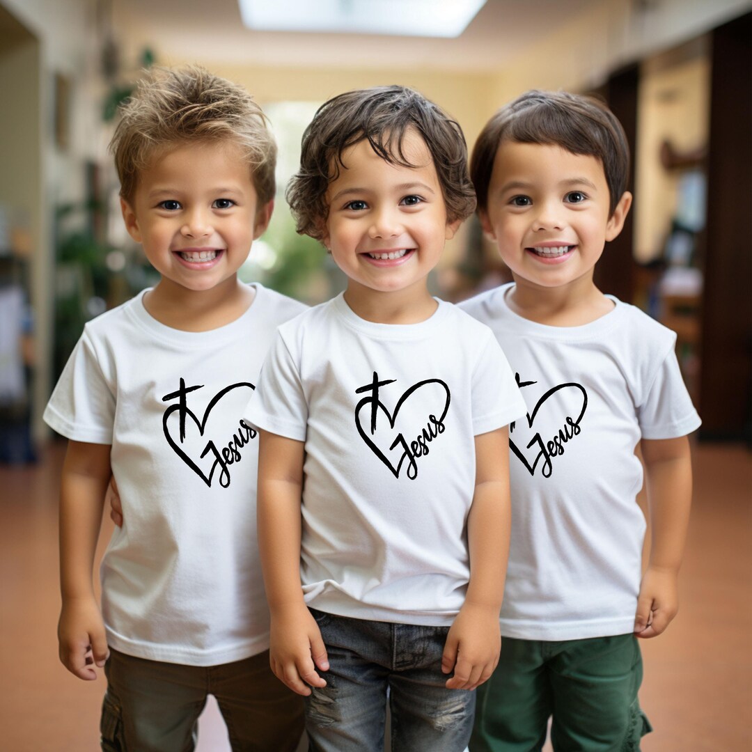 Jesus Loves Me, Easter Outfit for Toddlers, Kids Christian Shirt ...