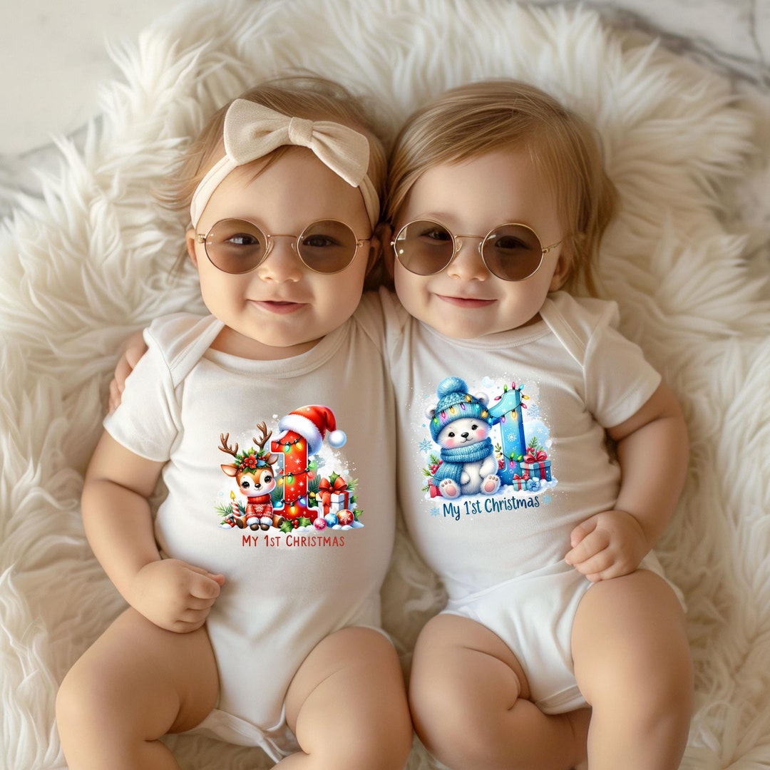 Twins My First Christmas, My First Christmas for Triplets, My First ...