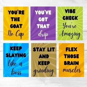 Classroom Motivation Gen Z Slang Poster for Growth Mindset Classroom ...