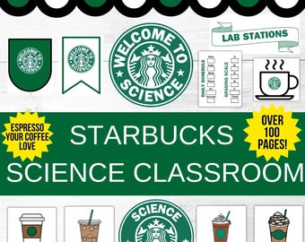 Coffee Cafe Themed Classroom Decor Coffee Shop Bulletin Board Bundle ...