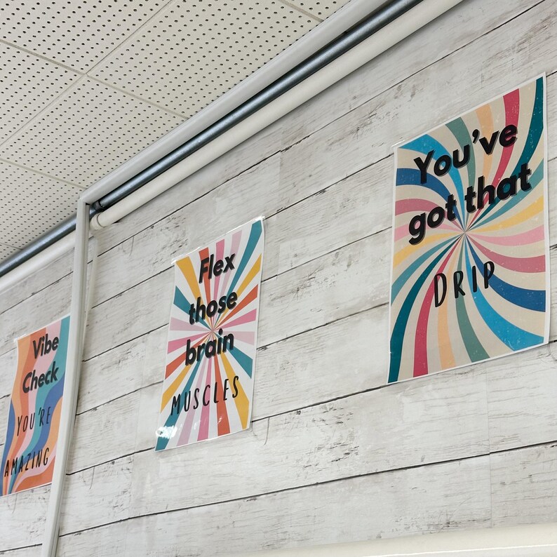 Classroom Poster Back to School Gen Z Slang Motivation for Growth ...