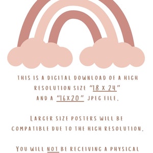 Animal Alphabet Poster Nursery Wall Art Nursery Decor Printable Wall ...