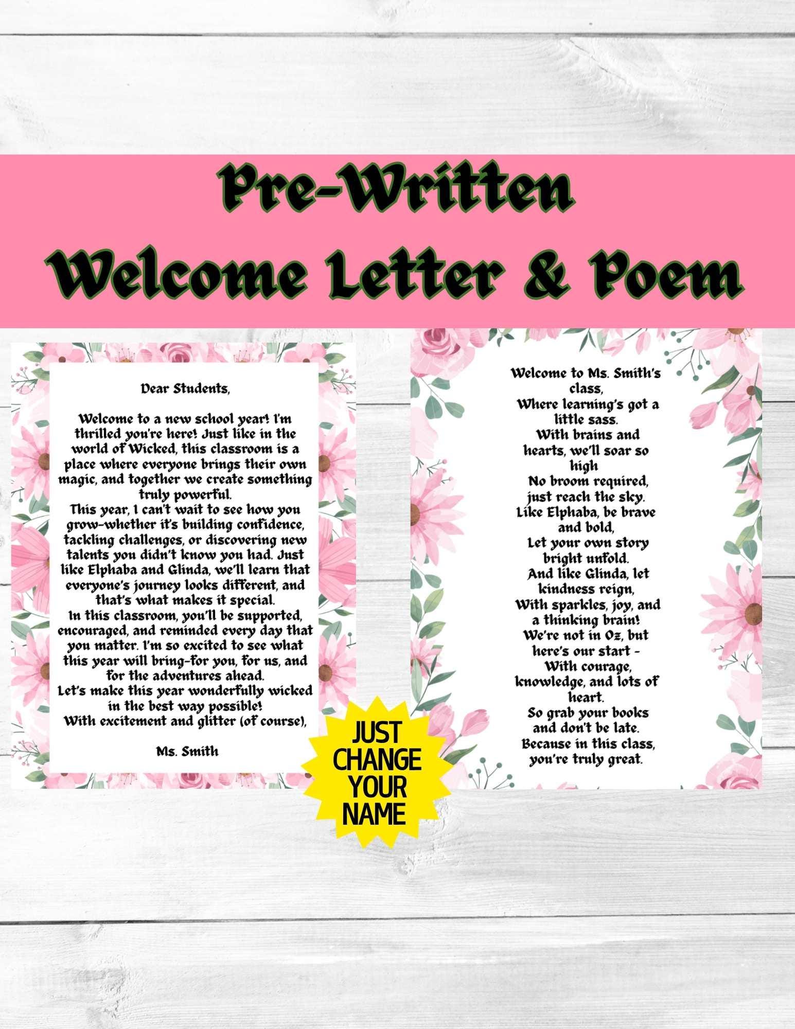 Wicked Movie Themed Classroom Decor | Editable Canva Template | Back to ...