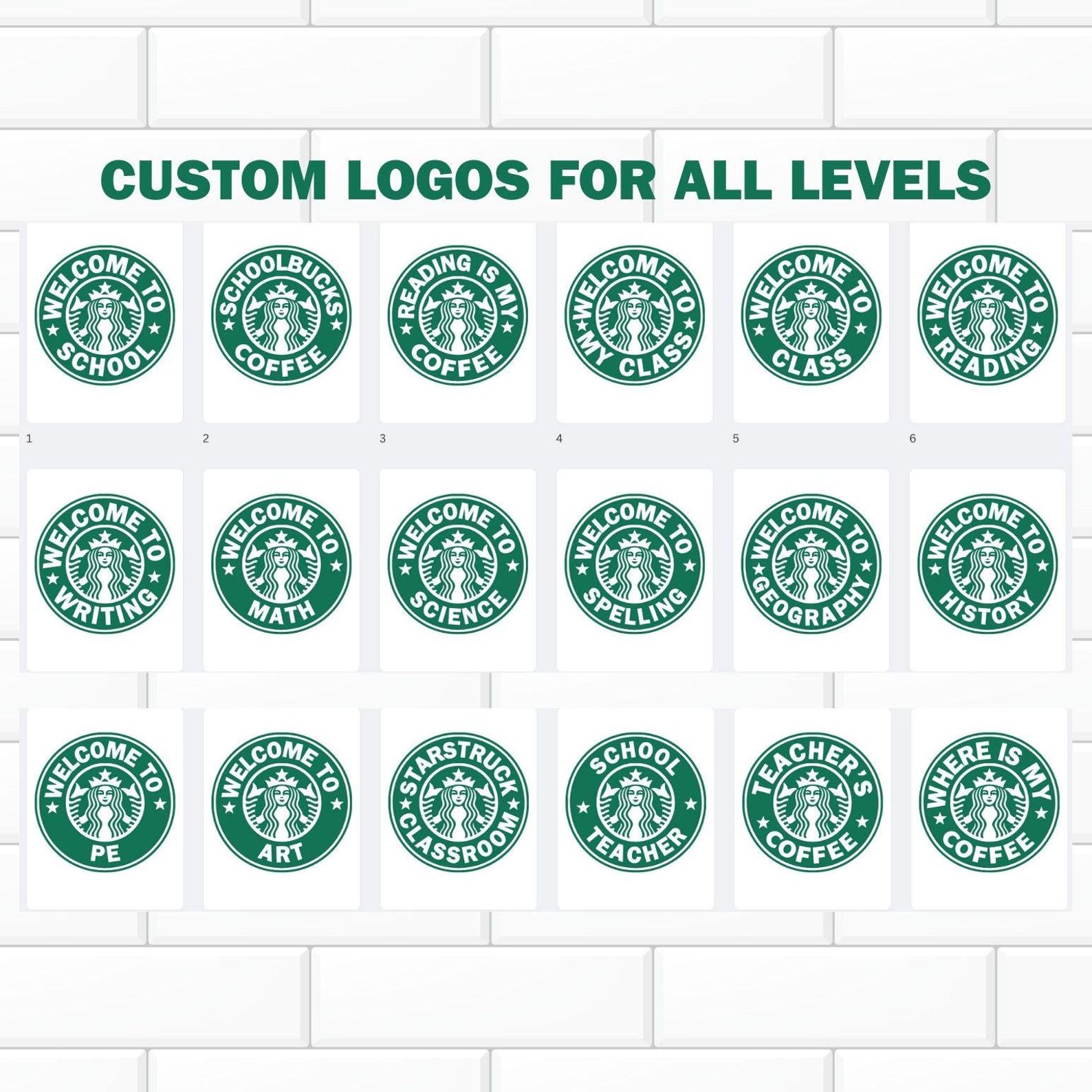 Coffee Cafe Themed Classroom Decor Coffee Shop Bulletin Board Bundle ...