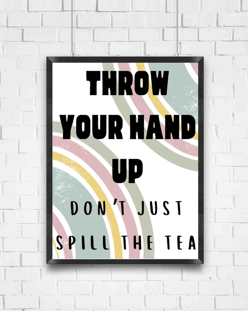 Classroom Rules Poster Back to School Gen Z Slang Class Rules ...