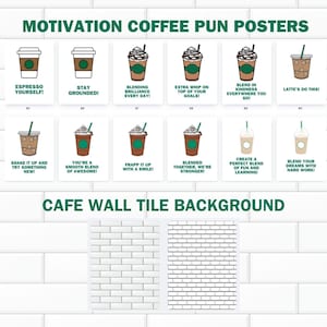 Coffee Cafe Themed Classroom Decor Coffee Shop Bulletin Board Bundle ...
